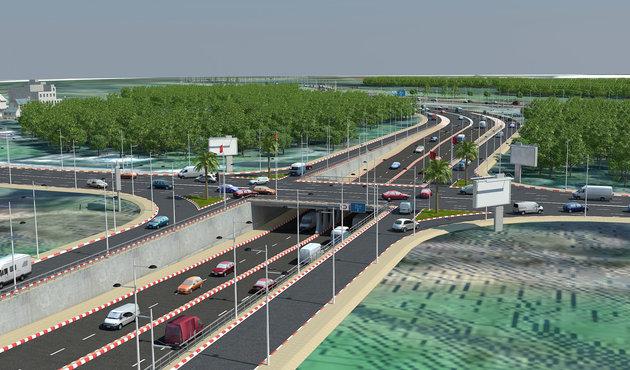 TREMIE BOULEVARD MED VI AU NIVEAU DE LA ROCADE URBAINE N° 2 DE RABAT ...